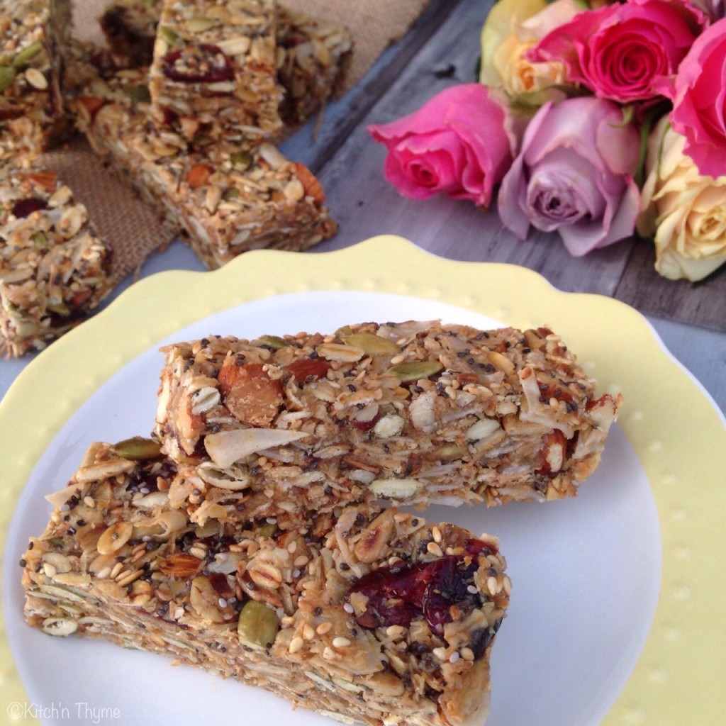 Cranberry Almond Muesli Bars Kitch n Thyme