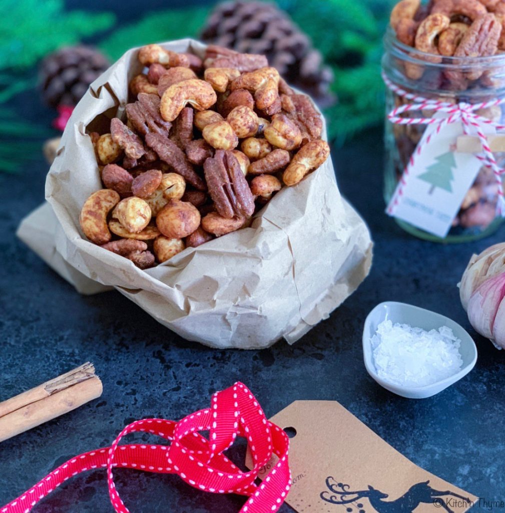 Spice Roasted Mixed Nuts ~ Kitch'n Thyme